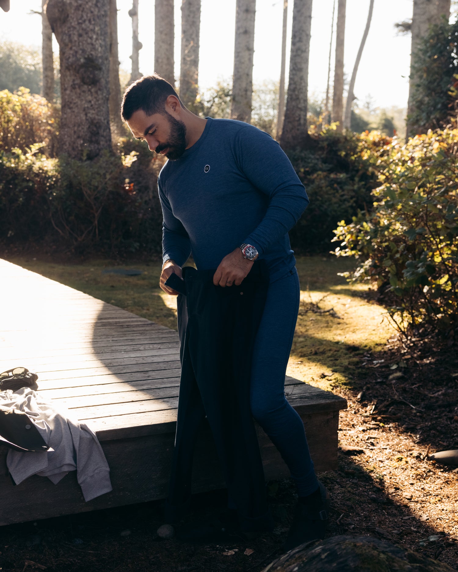 Merino Base Layer Pant Dark Grey